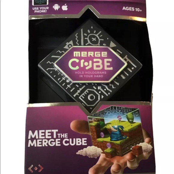 Merge Cube | Toys | Merge Cube Holographic Handheld Toy Ages And Up ...